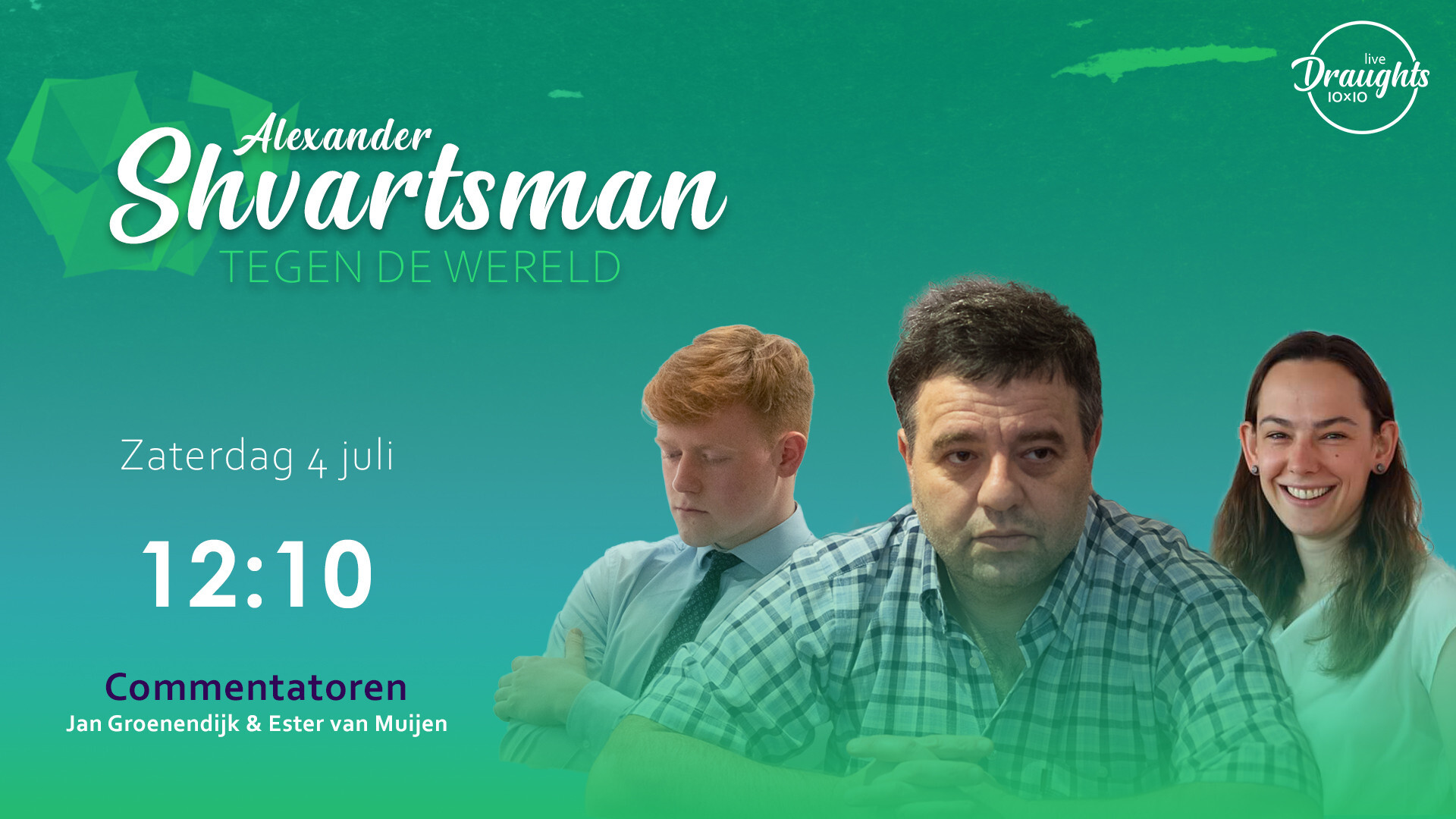 Steun Livestream: Alexander Shvartsman VS The World . Kom in actie en ...